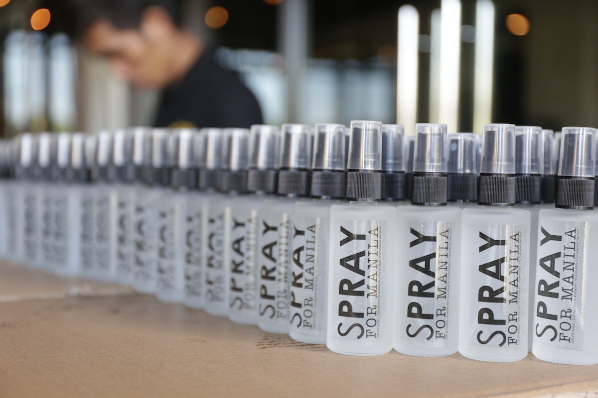 Prayer in a bottle: Distillery's 'Spray for Manila' aims to purify ...