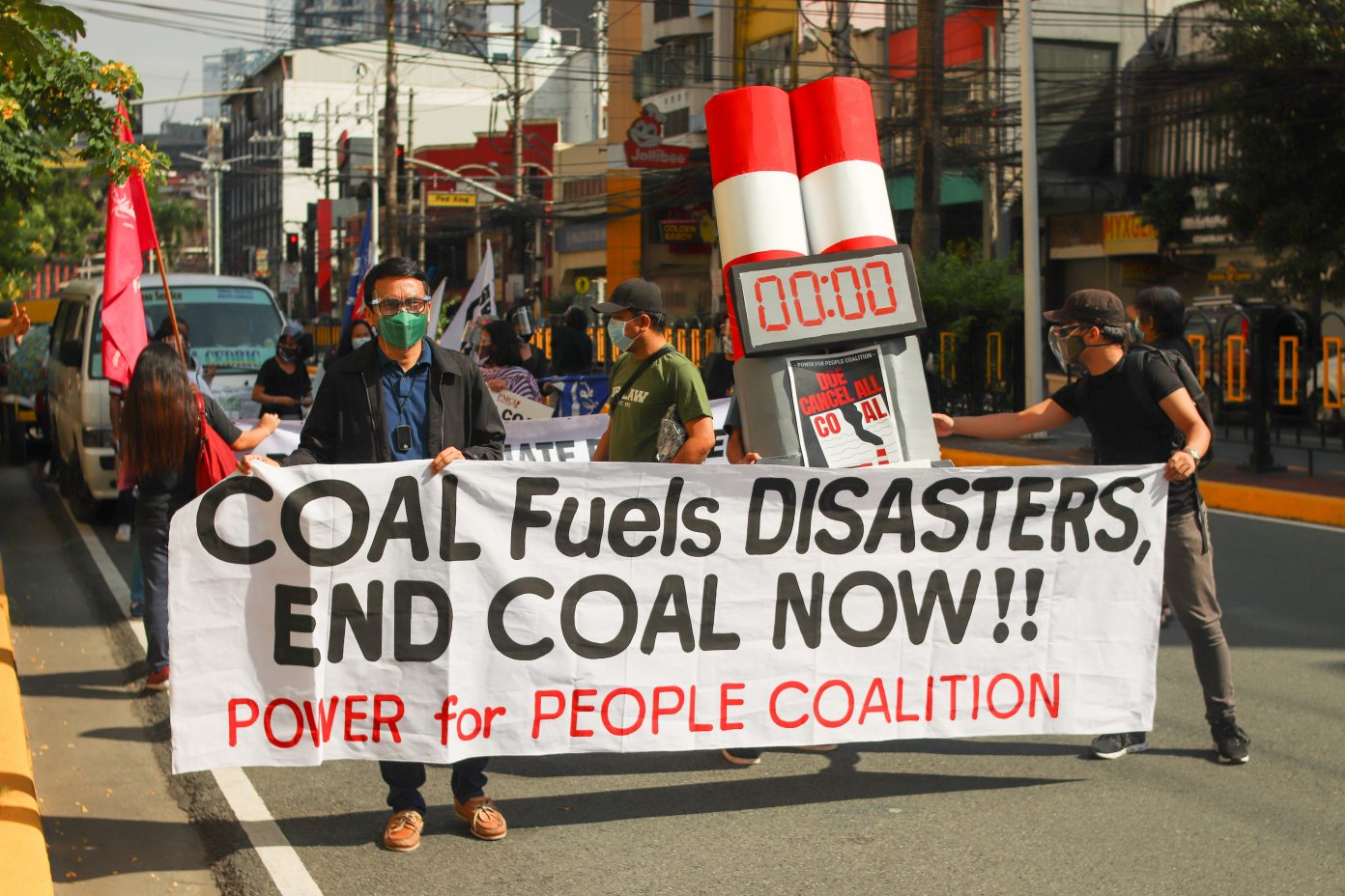 Green groups mark 'National Day of Action Against Coal' with protest ...
