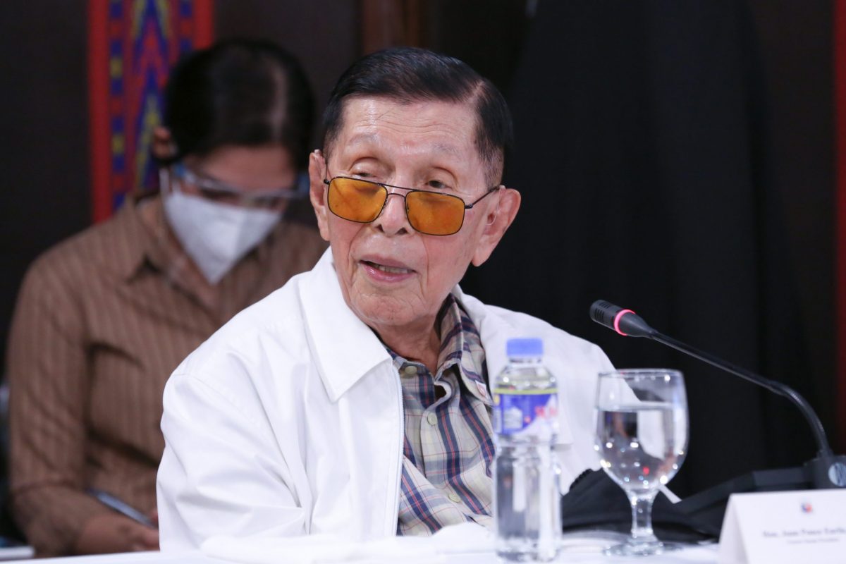 Enrile: Nearly a century hence | Catholic News Philippines | LiCAS.news ...