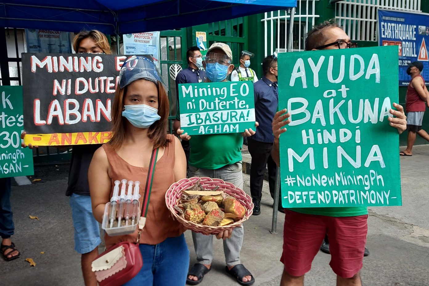 Green group stages protest to call for reversal of Duterte’s mining ...