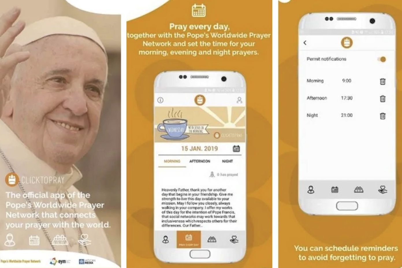 Vatican relaunches ‘Click To Pray’ app for synodal process | Catholic ...