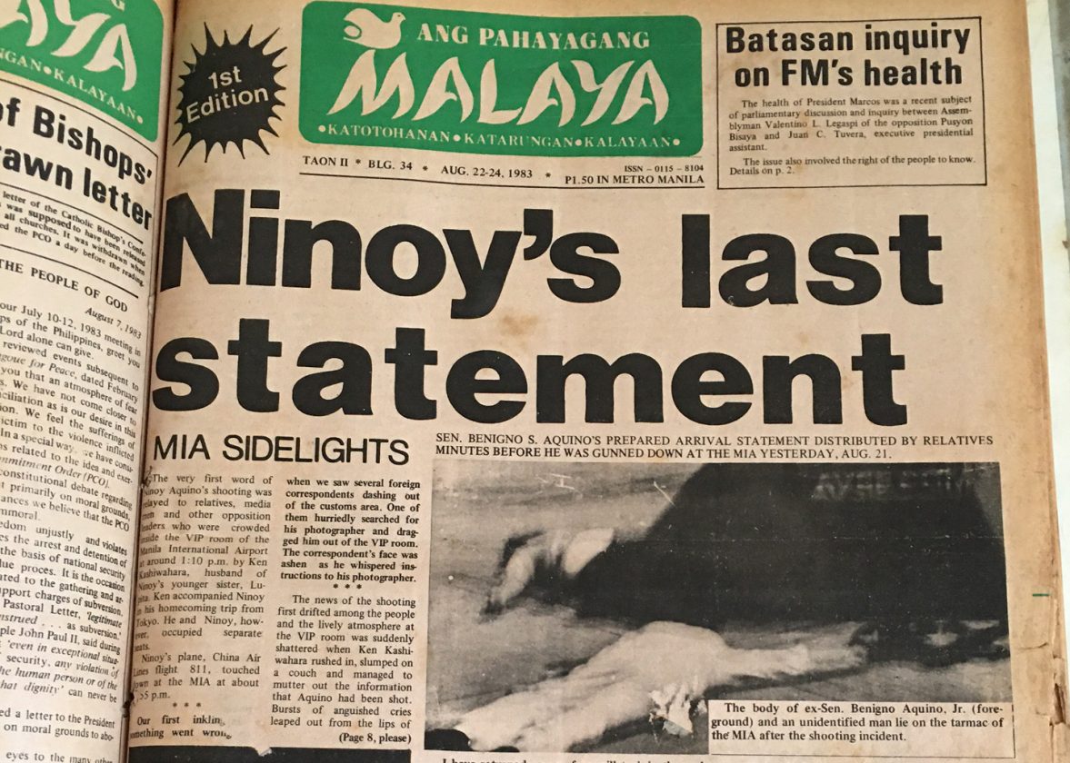 Ninoy is Alive! | Catholic News Philippines | LiCAS.news Philippines ...