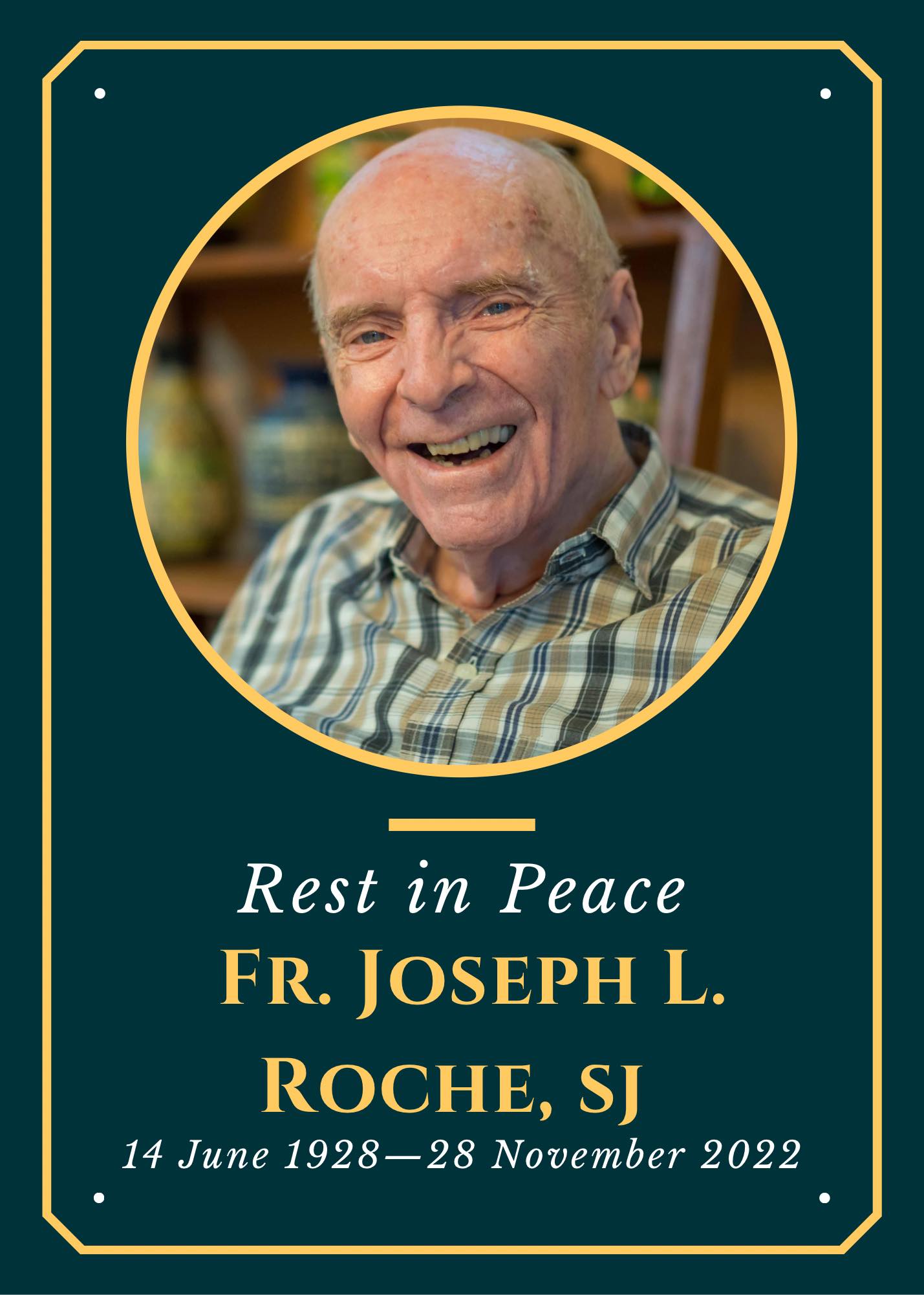 Jesuit Theology professor Joseph Roche dies | Catholic News Philippines ...