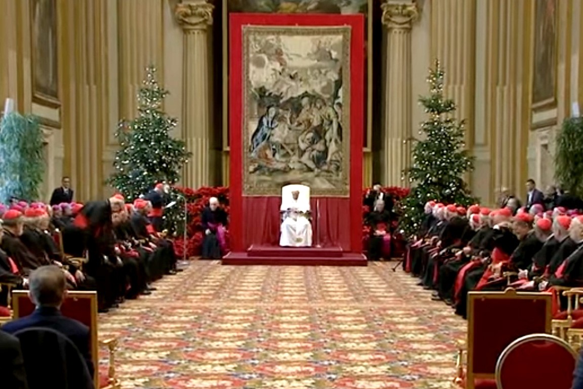 Pope Francis to Roman Curia: Be vigilant against ‘the evil that quietly ...