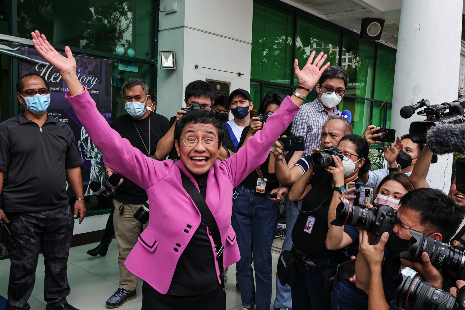 ‘Go bag,’ police raid drills for embattled Philippine Nobel laureate ...