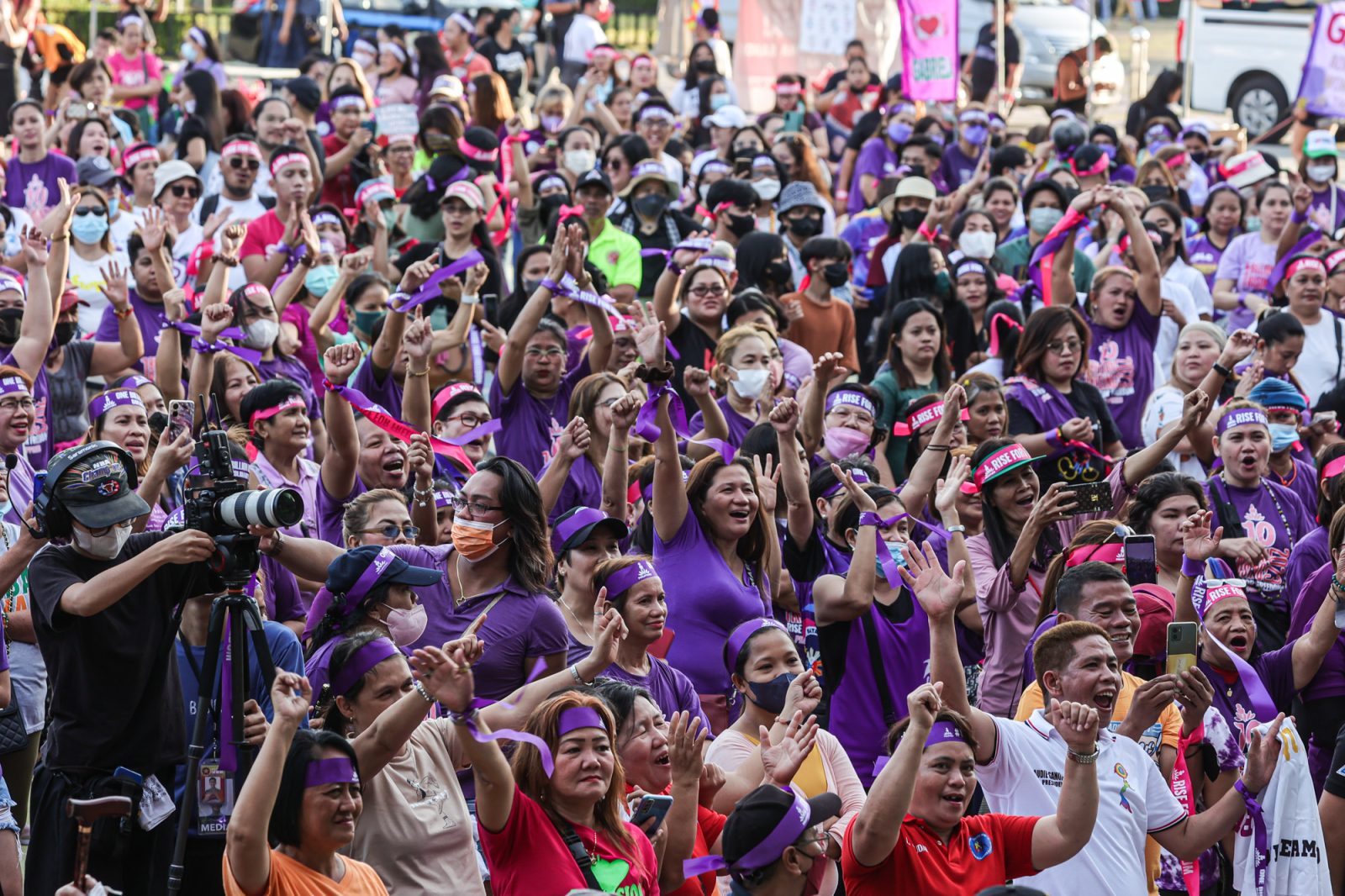 Photos: Filipino women ‘rise for freedom’ | Catholic News Philippines ...