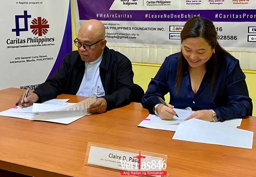 UNILAB at Caritas Philippines, lumagda sa kasunduan | Catholic News ...