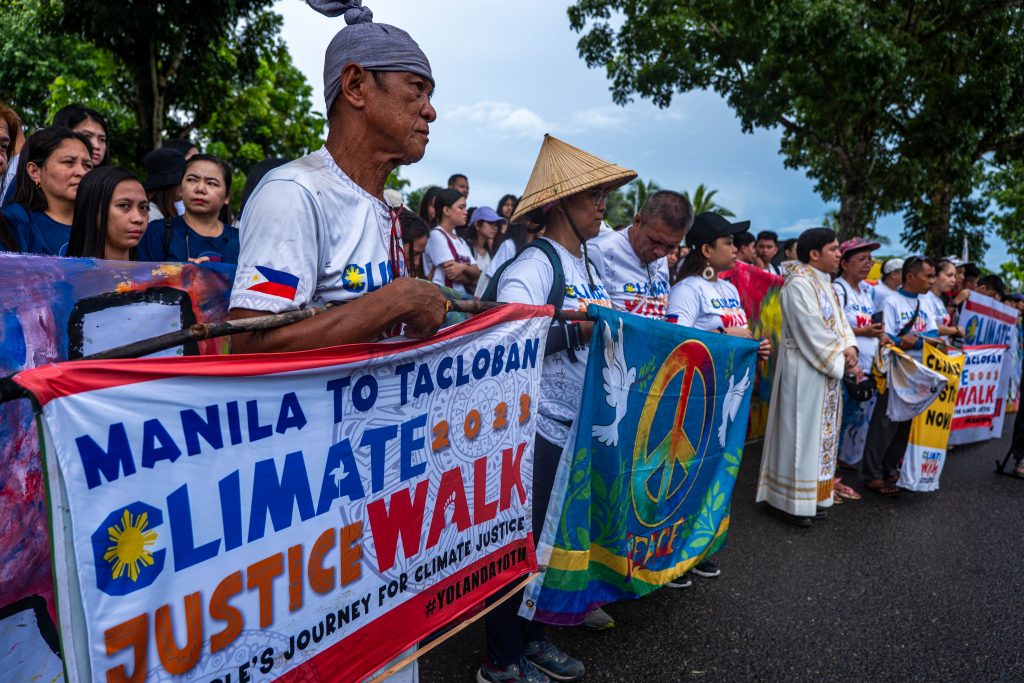IN PHOTOS: Filipino climate activists mark 10th year of deadly typhoon ...