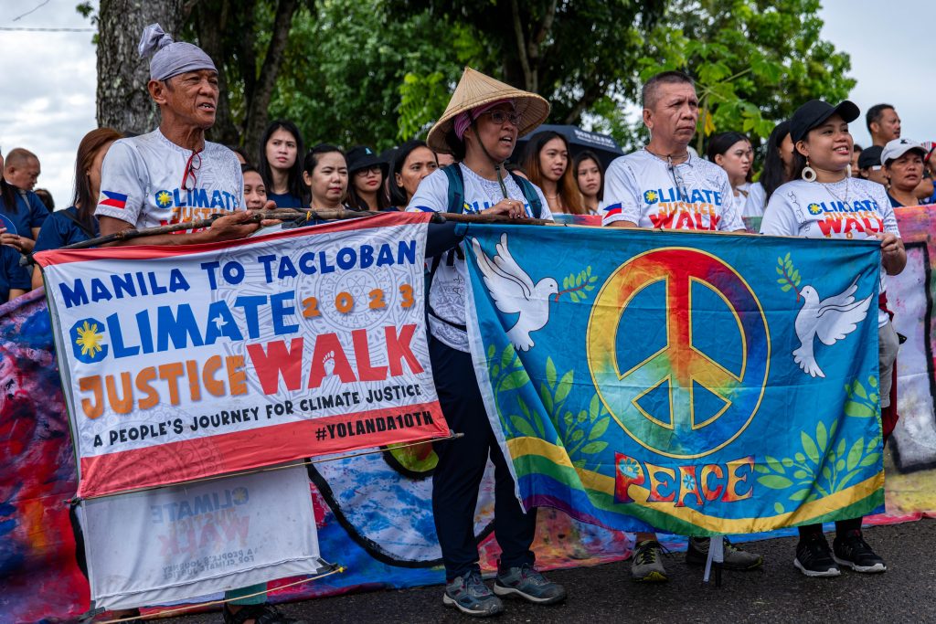 IN PHOTOS: Filipino climate activists mark 10th year of deadly typhoon ...