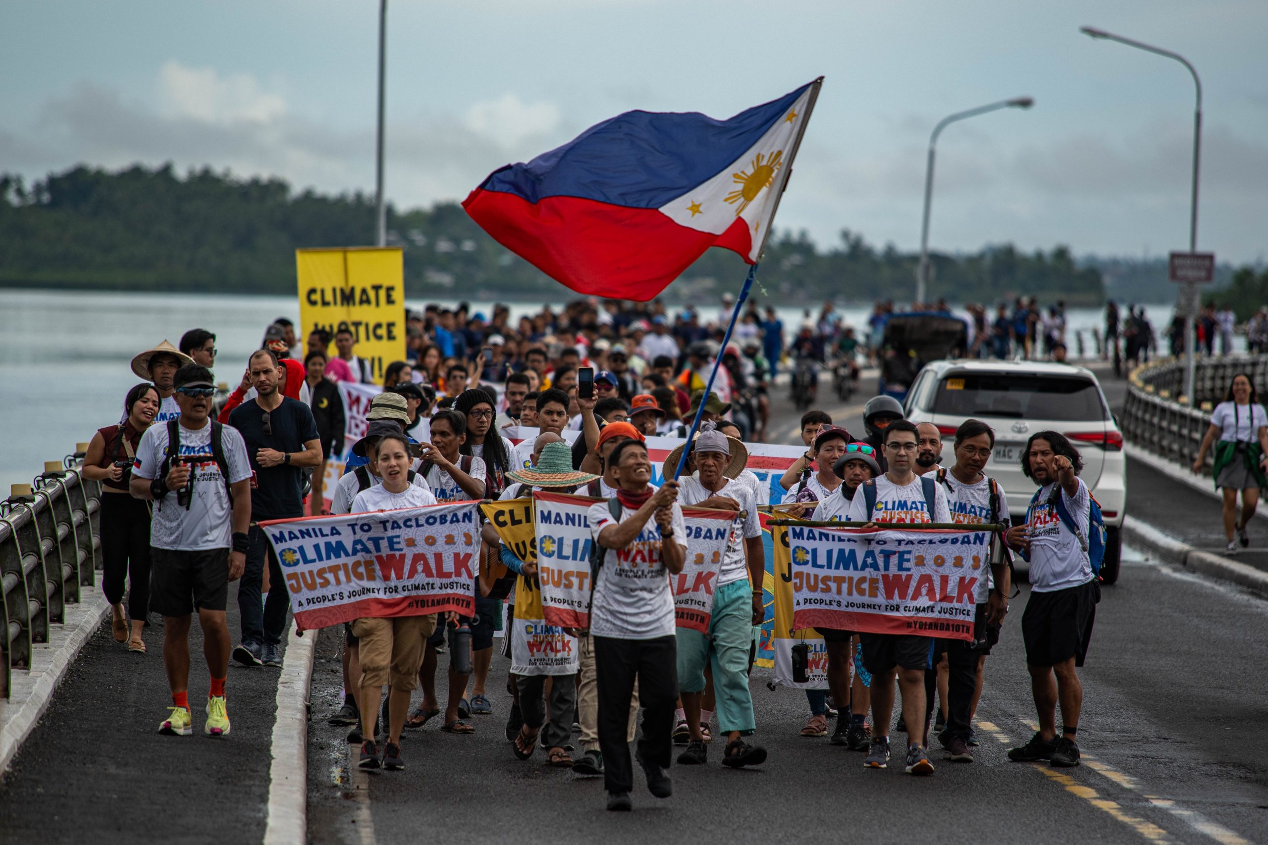 IN PHOTOS: Filipino climate activists mark 10th year of deadly typhoon | Catholic News ...