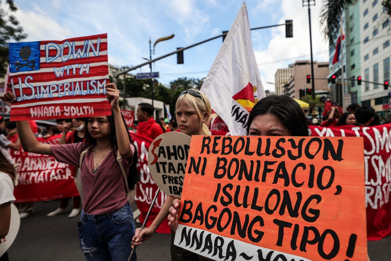 IN PHOTOS: Labor groups mark Bonifacio Day with demands for rights and justice | Catholic News ...