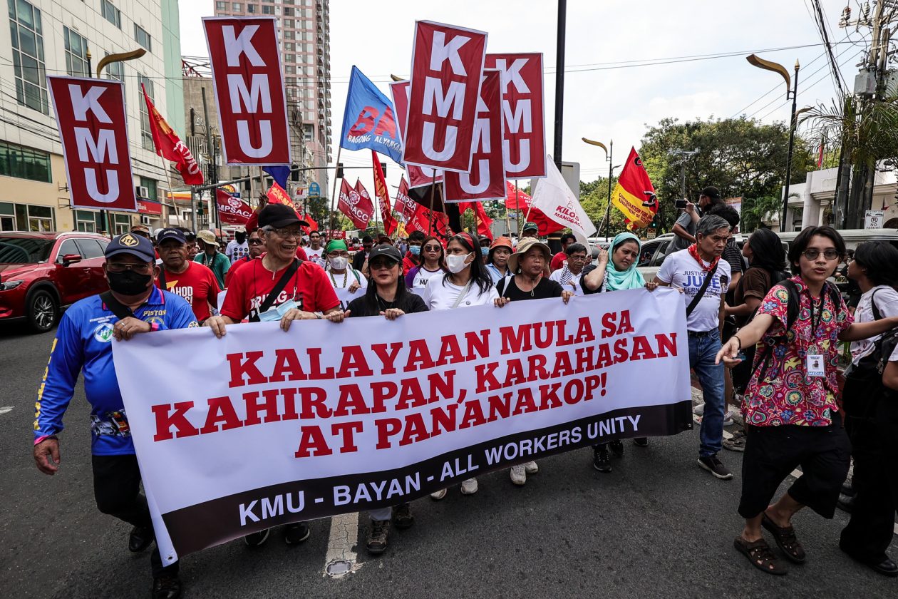 IN PHOTOS: Labor groups mark Bonifacio Day with demands for rights and ...