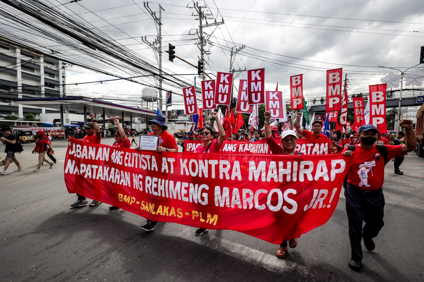 IN PHOTOS: Labor groups mark Bonifacio Day with demands for rights and ...