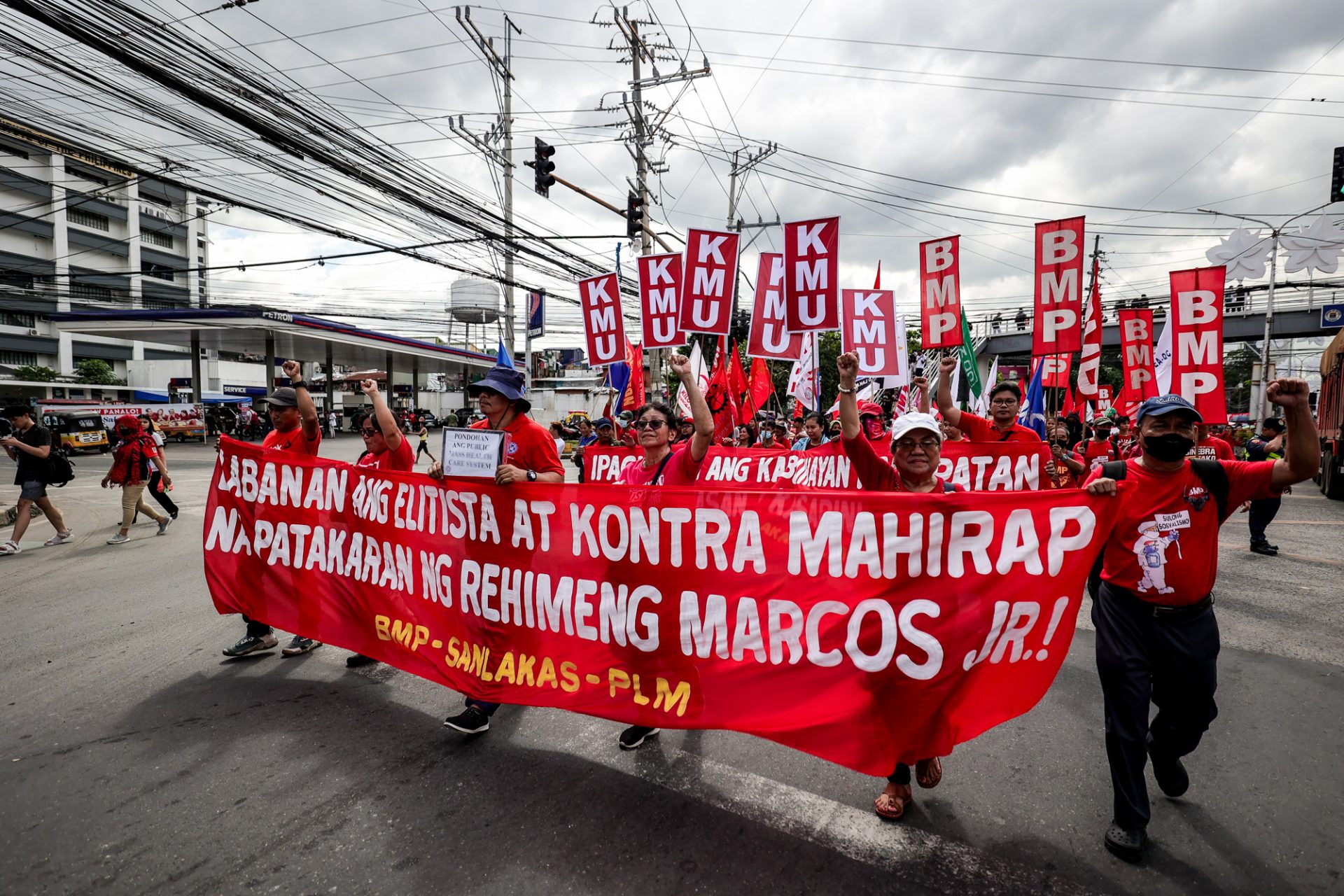 IN PHOTOS: Labor groups mark Bonifacio Day with demands for rights and ...