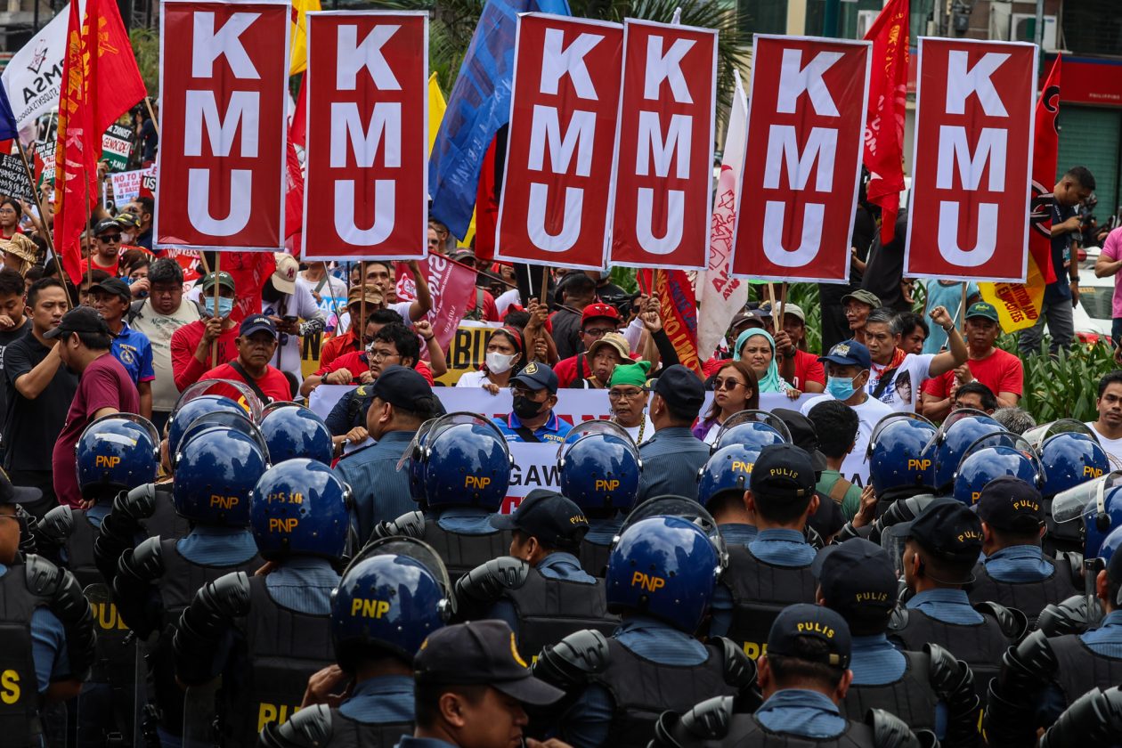 IN PHOTOS: Labor groups mark Bonifacio Day with demands for rights and ...