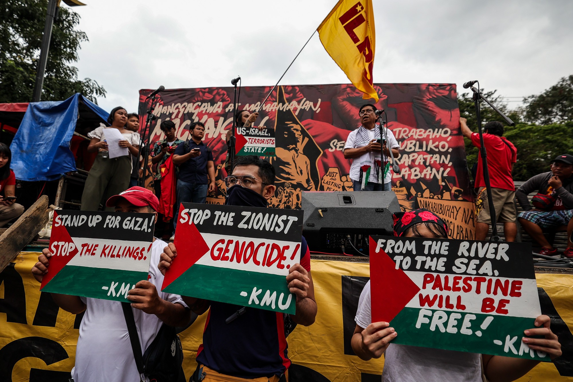 IN PHOTOS: Labor groups mark Bonifacio Day with demands for rights and ...