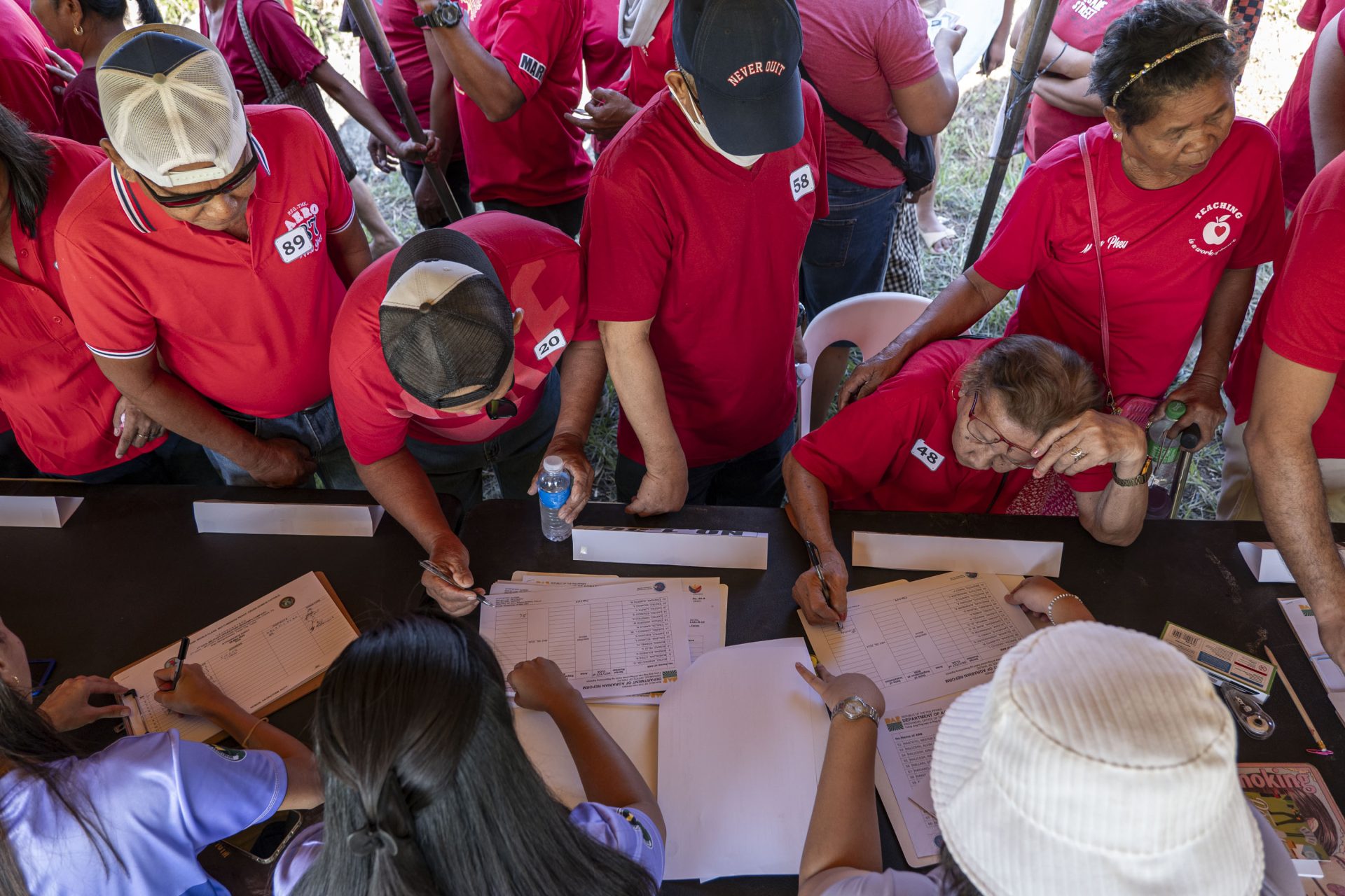 Land distribution in Tinang: result of collective action | Catholic ...