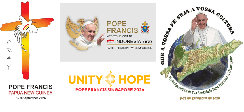 Holy See releases logos and mottos for Pope Francis’ visit in Asia ...