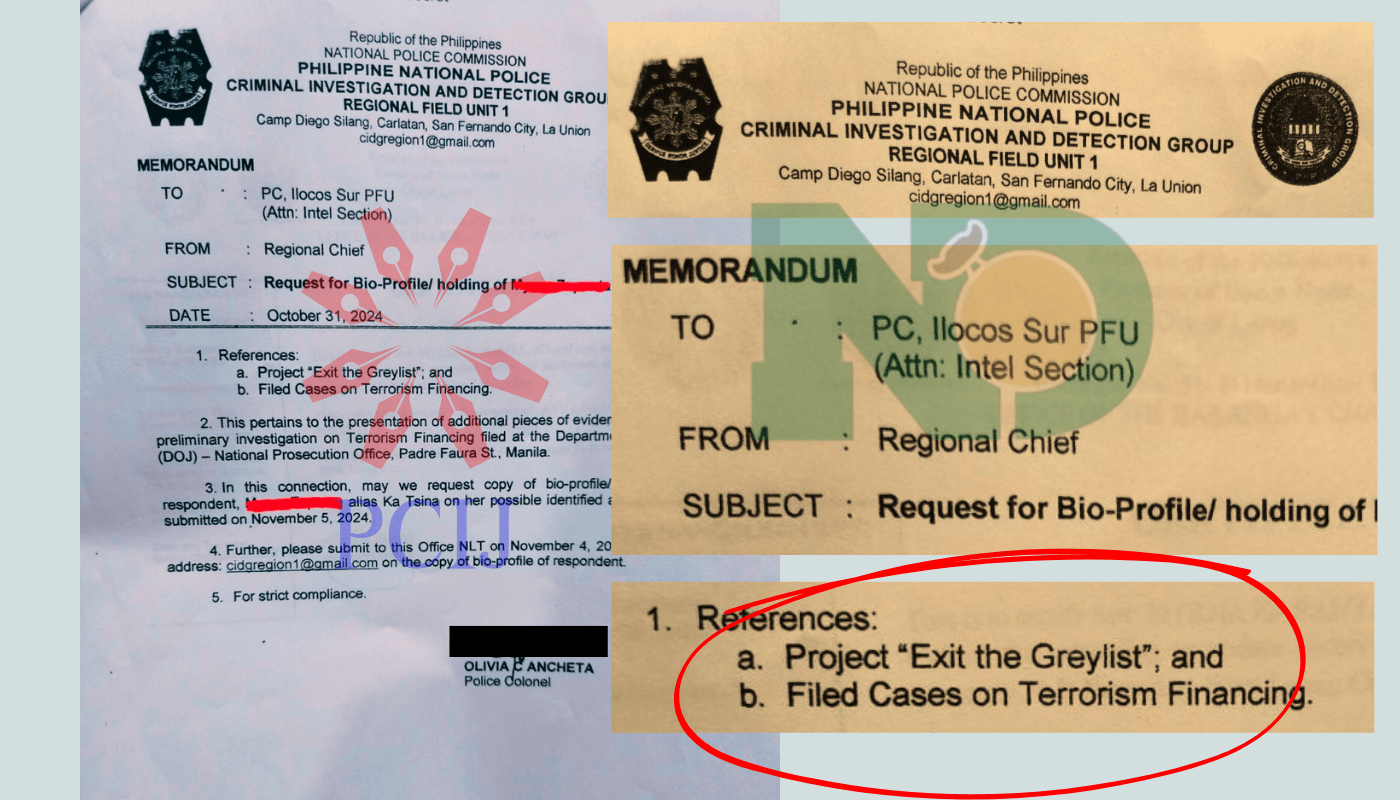 Police memo links PH’s exit from money laundering ‘grey list’ to ...