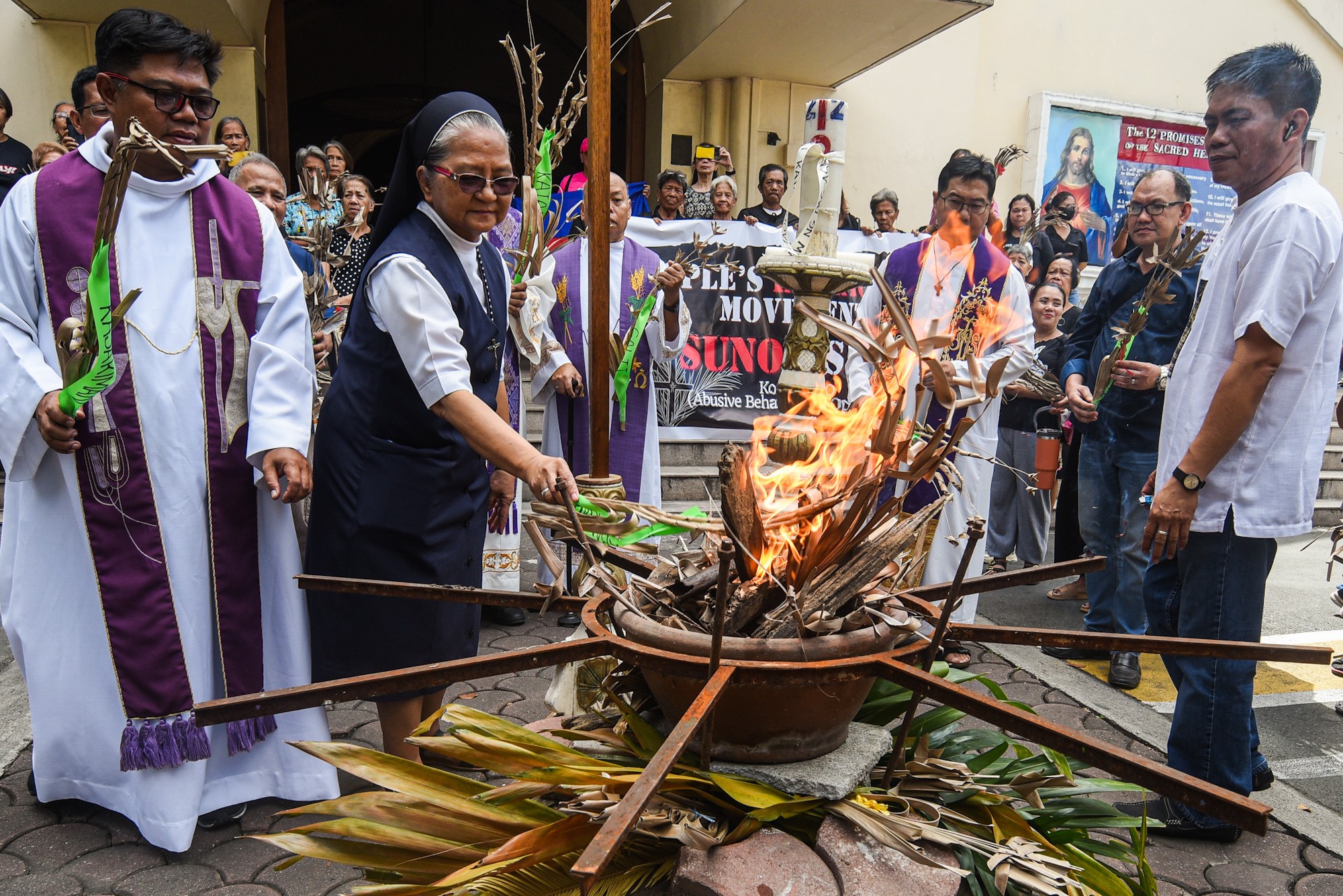 PHOTOS: Philippine faith-based groups mark beginning of Lent with call ...