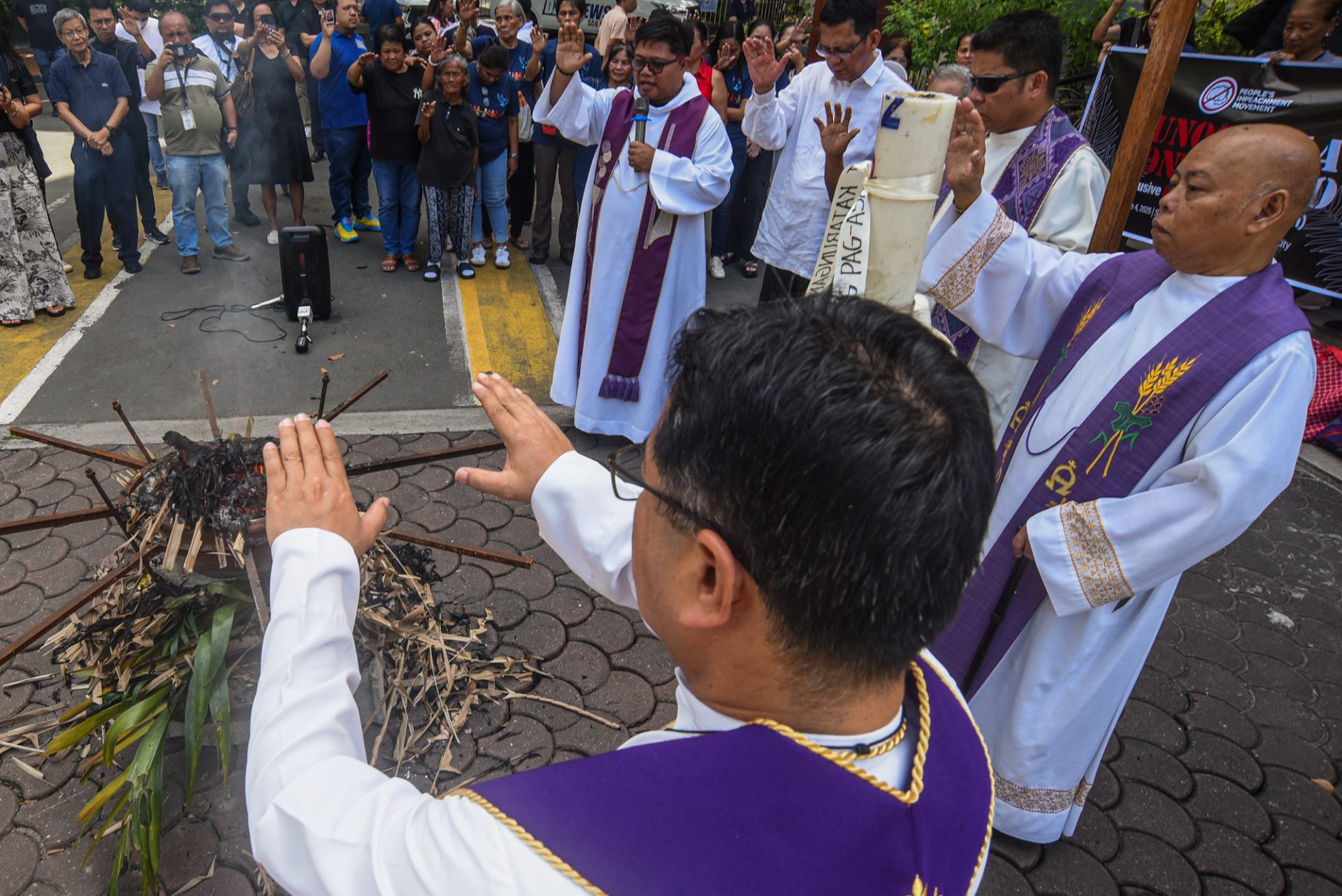 PHOTOS: Philippine faith-based groups mark beginning of Lent with call ...