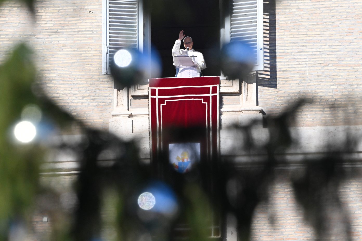 Pope Leo at Angelus: Pray for peace and for families suffering due to ...