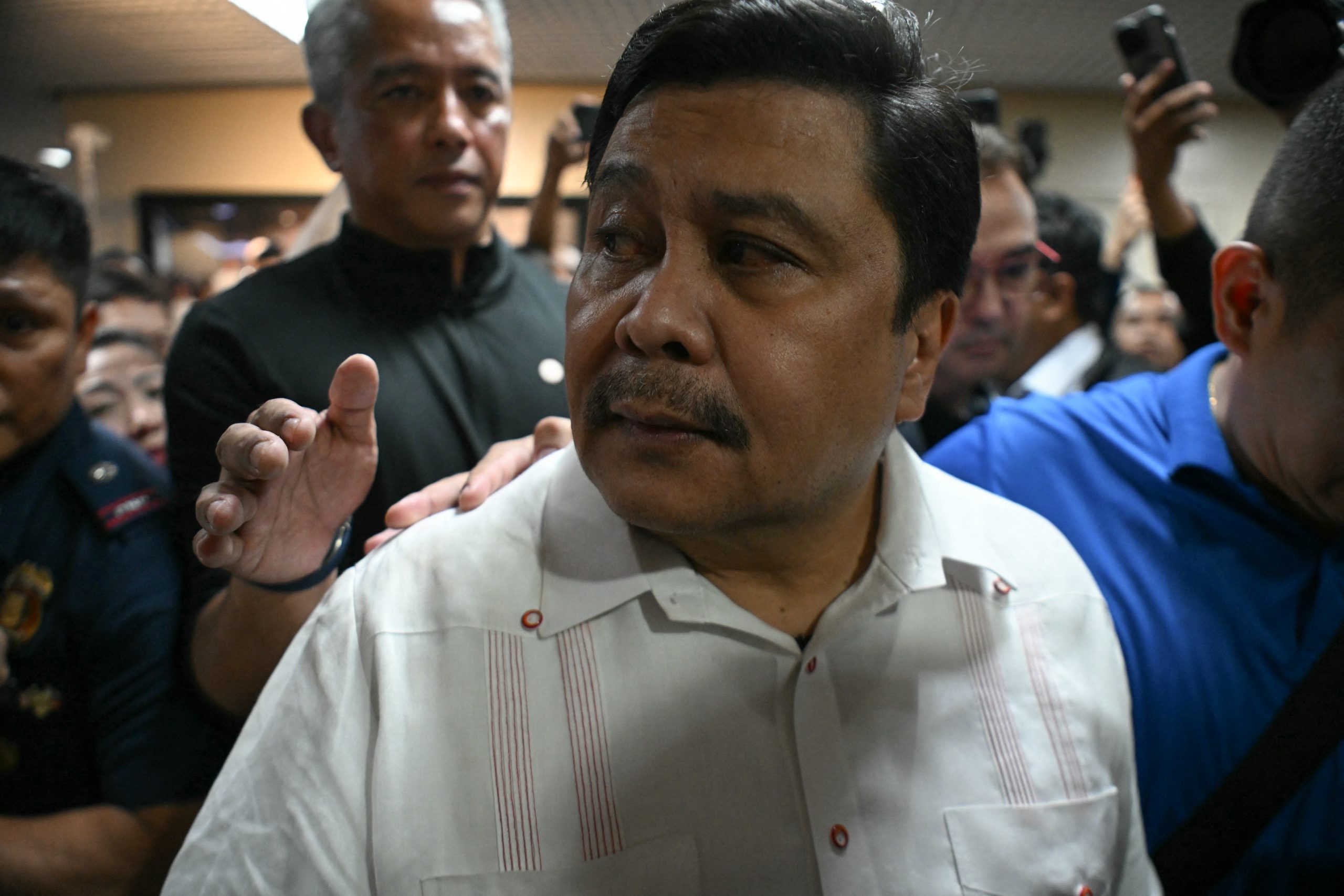 Philippine senator arrested in flood control scandal | Catholic News ...